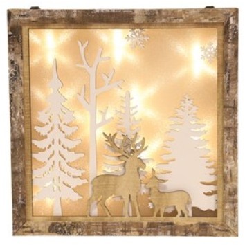 Christmas Led Christmas Scene - Decorations - Barbours