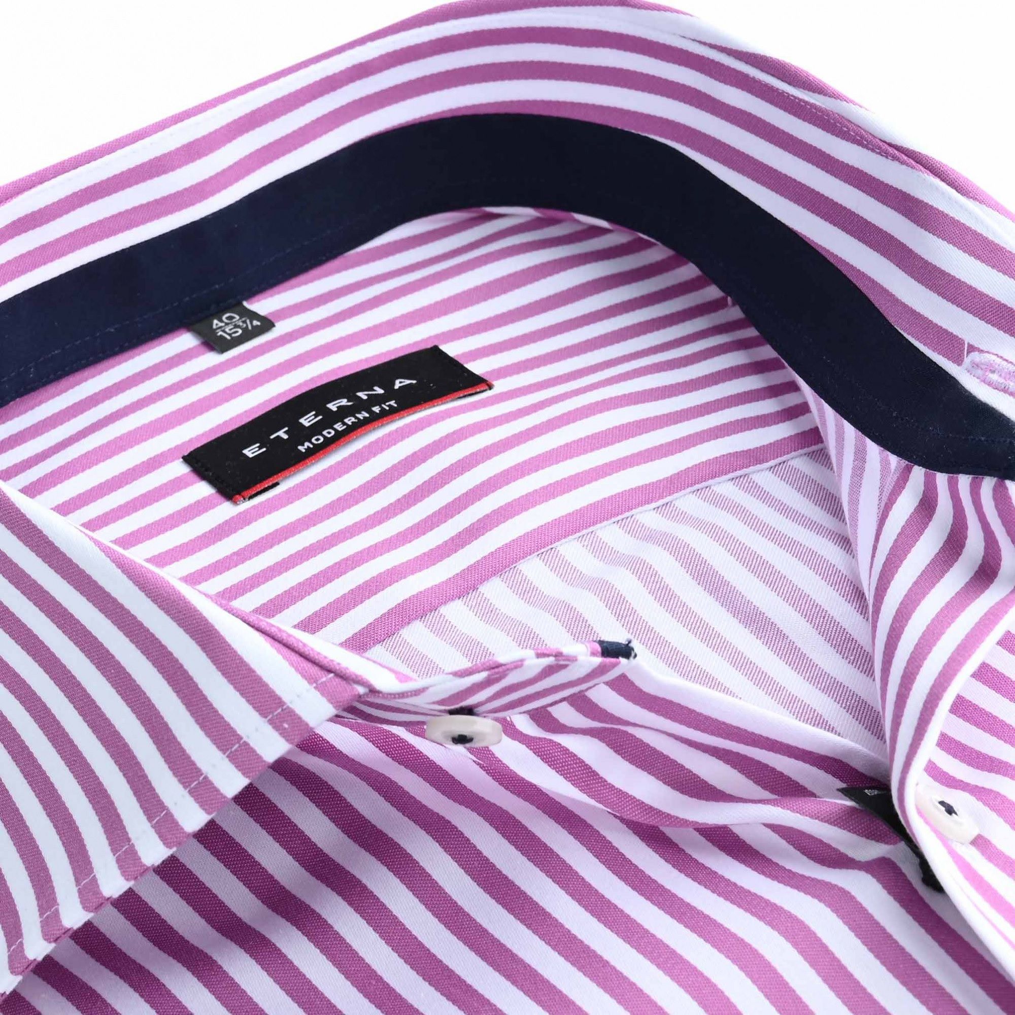 Eterna Shirt Pink/White Stripe - Shirts - Barbours