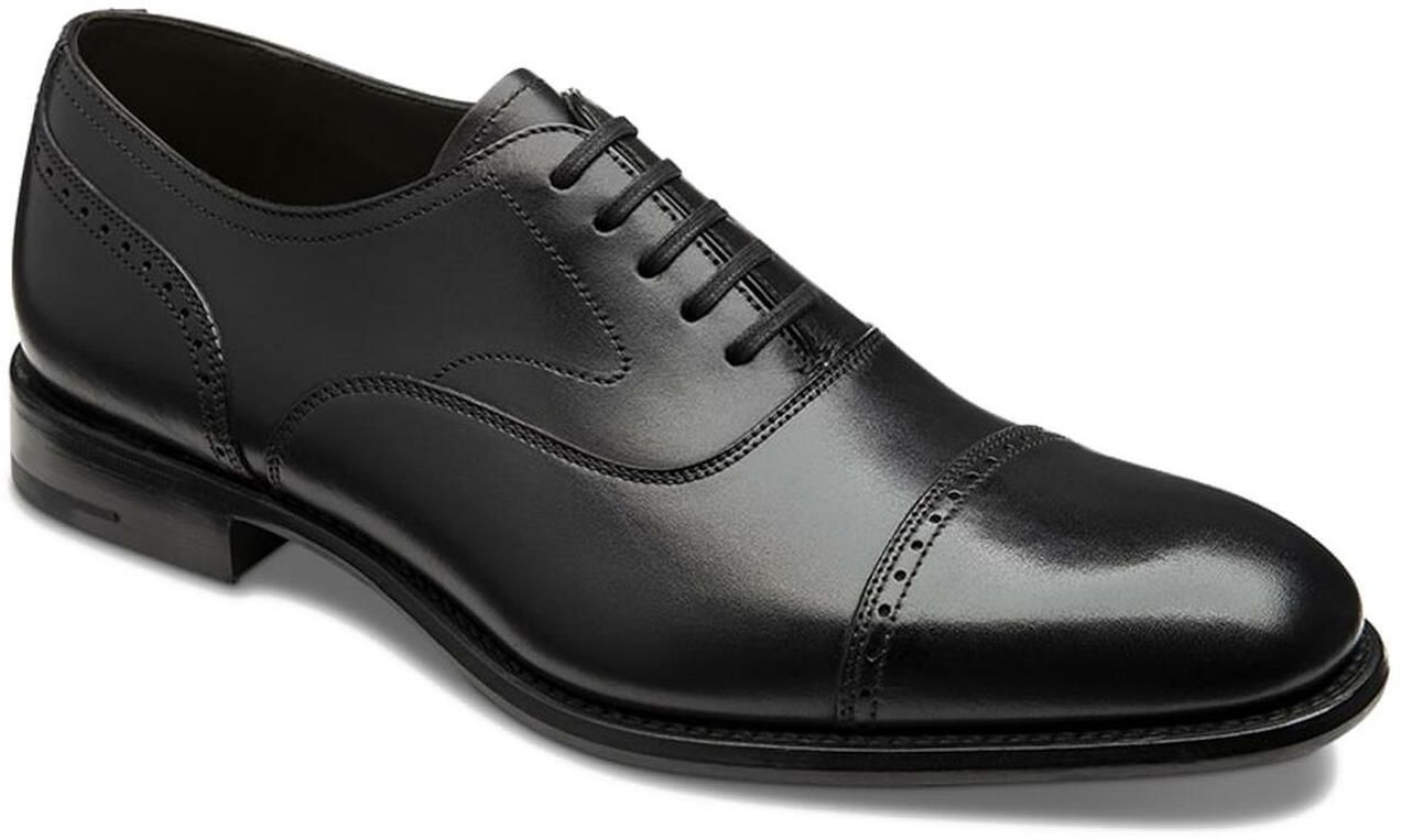 Loake Hughes Hand Painted Calf Punch Shoes - Formal - Barbours