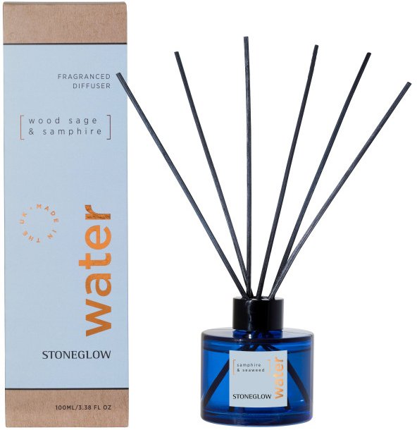 Stoneglow Elements Water-Wood Sage & Samphire Reed Diffuser 100ml ...