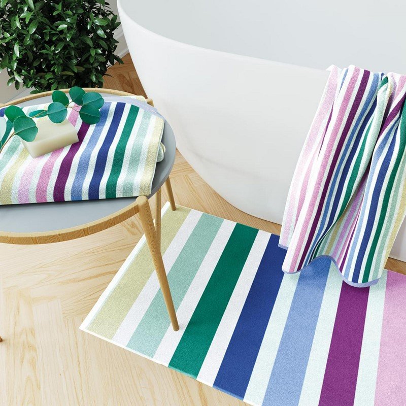 Budding Brights by Helena Springfield Multi Stripe Towel - Hand Towels ...