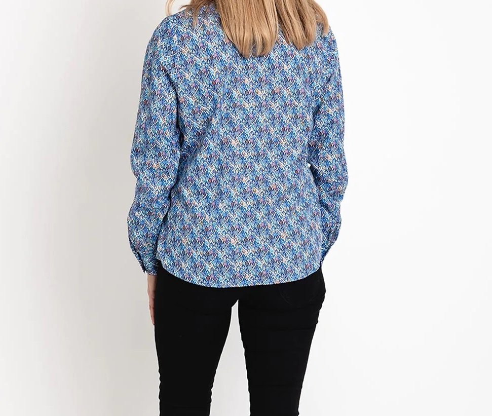 Erfo Print Blouse - Tops - Barbours