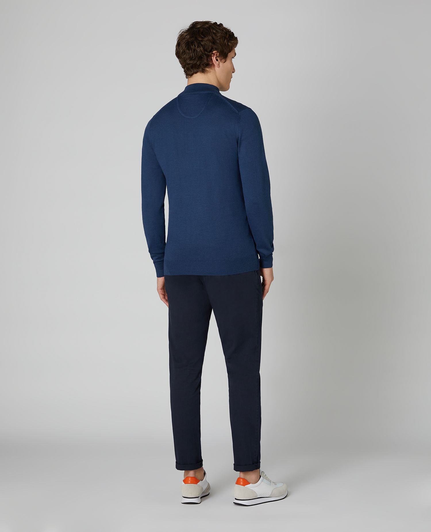 Remus Uomo LS Half Zip Sweater - Jumpers - Barbours