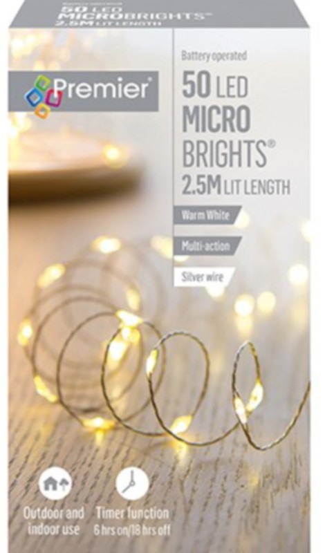 50 Micro Bright With Timer - Decorations - Barbours