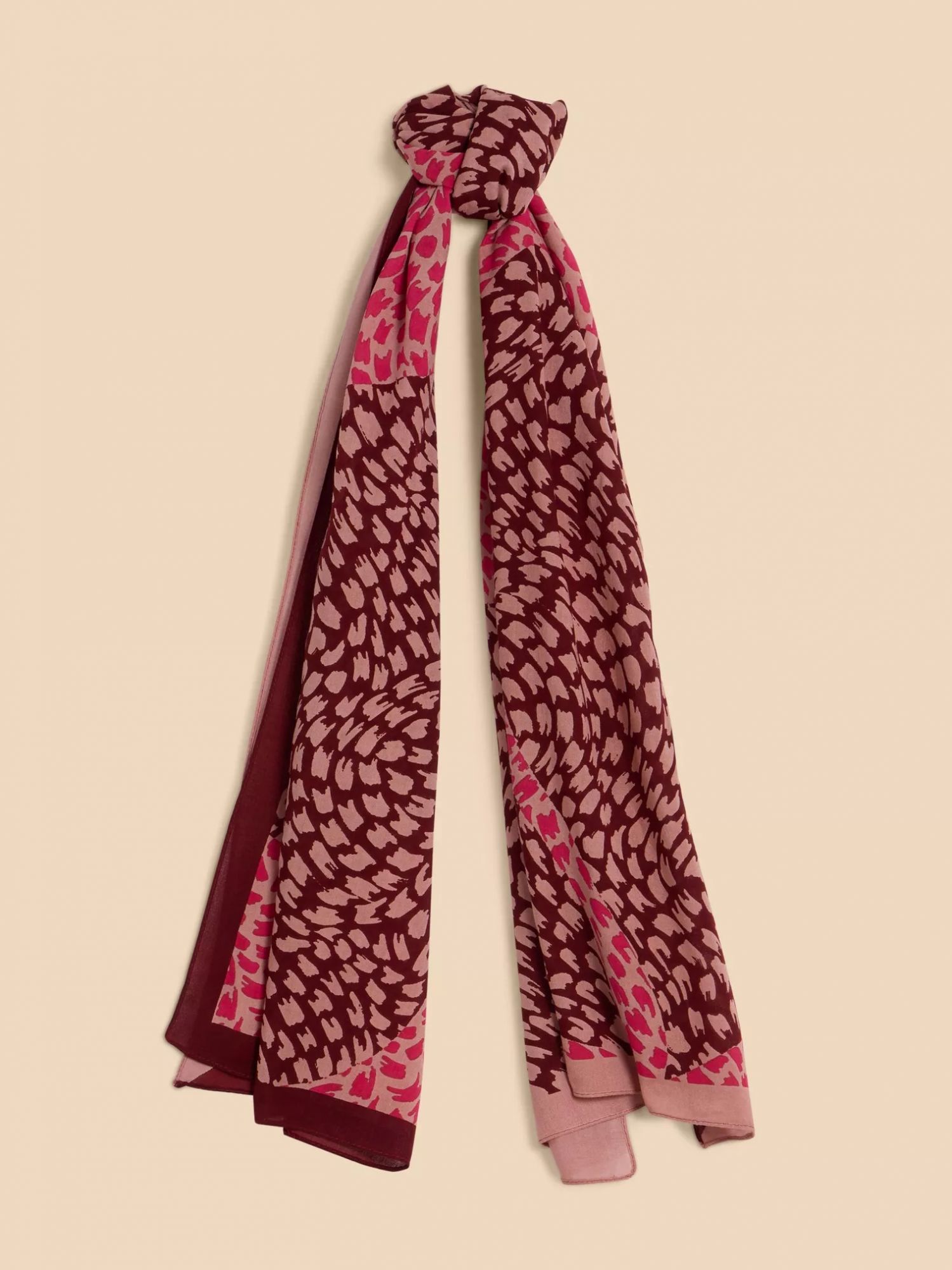 White Stuff Abtsract Heart Eco Vero Scarf - Scarves, hats & gloves ...