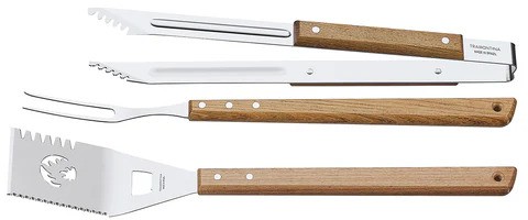 3pc BBQ Tools Set - Utensils & Gadgets - Barbours