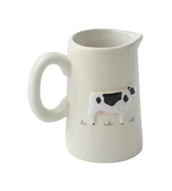 Bramble Farm Cow Milk Jug - Serving Jugs & Creamers - Barbours