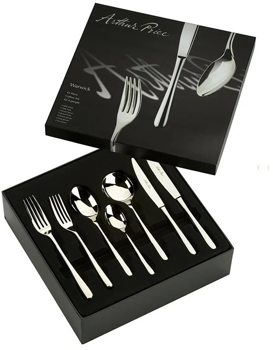 Arthur Price Warwick 42 Piece Box Set - Cutlery Sets - Barbours