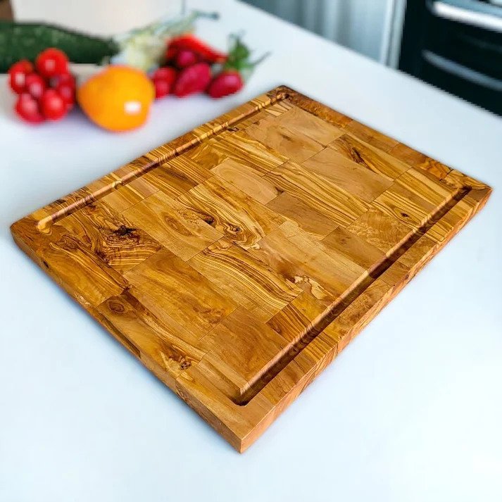 Rectangular End Grain Cutting Board 60cm - Chopping Boards - Barbours