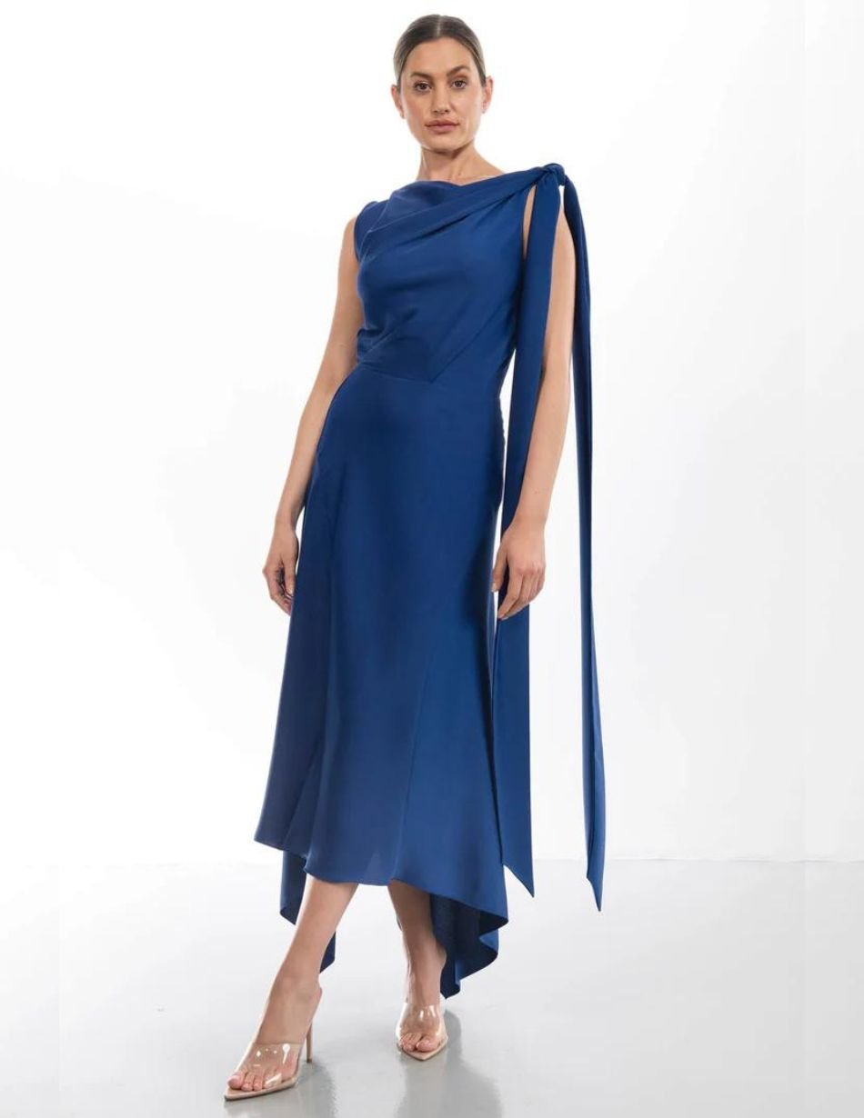 Kevan Jon Didi Drape Dress - Dresses - Barbours