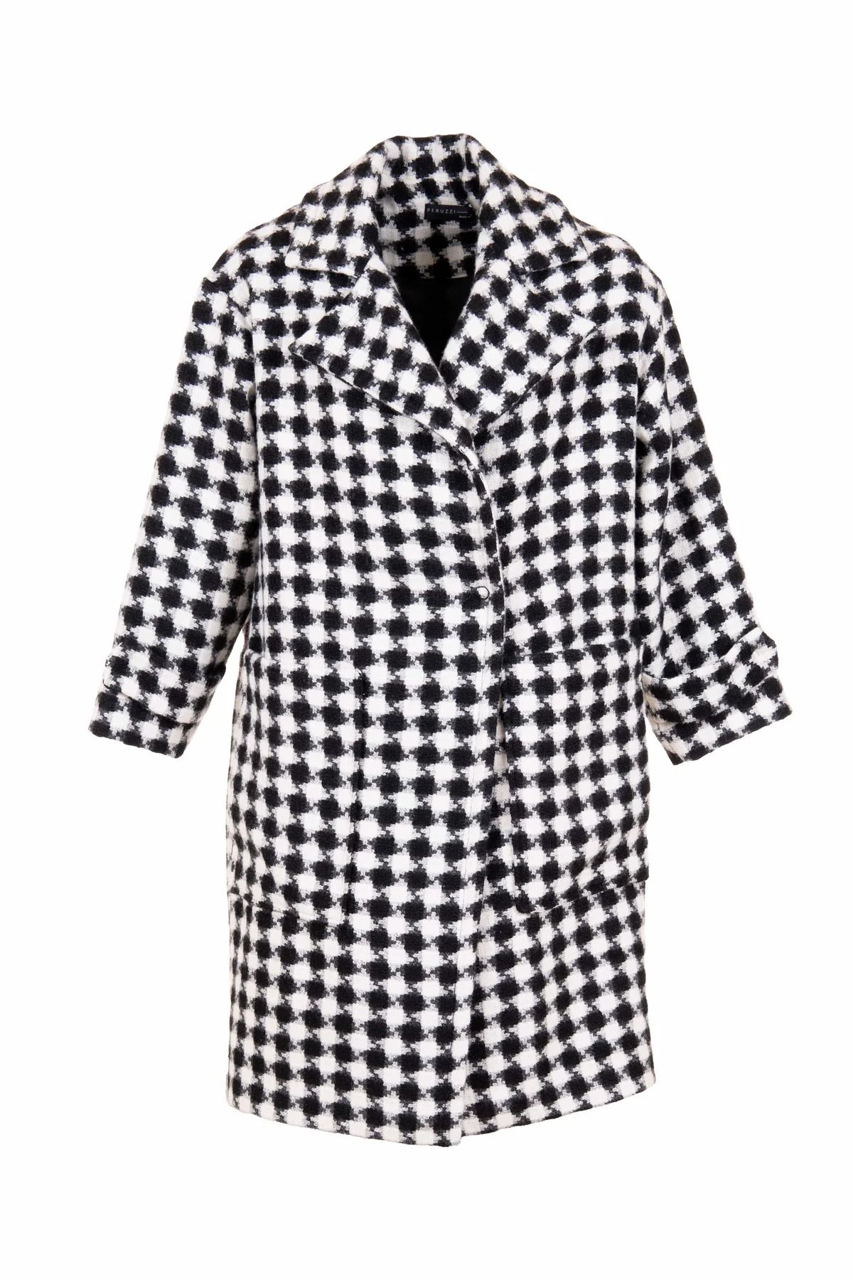 Peruzzi Blurred Check Coat - Coats & Jackets - Barbours