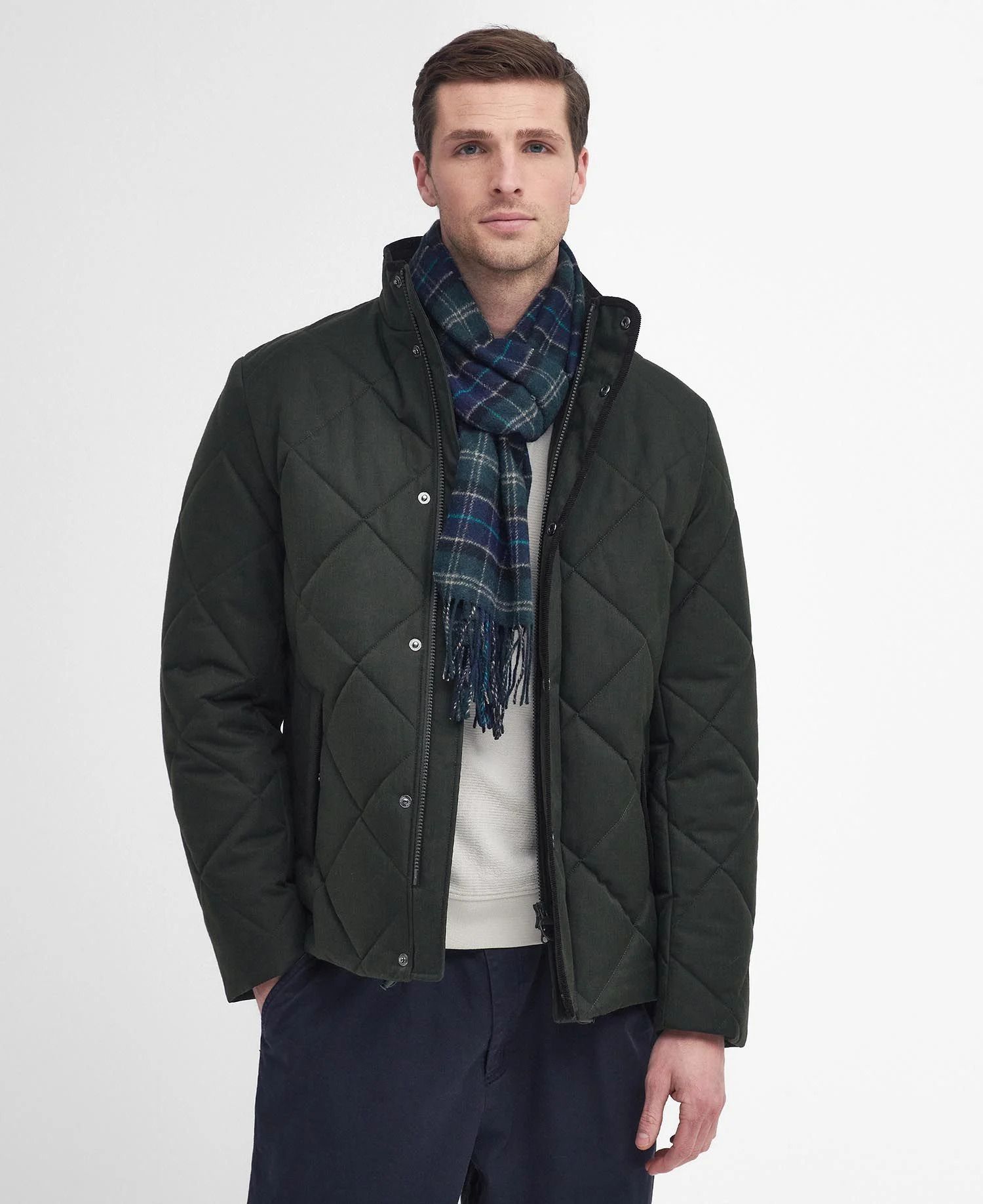 Barbour Tartan Lambswool Scarf - Hats, Gloves & Scarves - Barbours