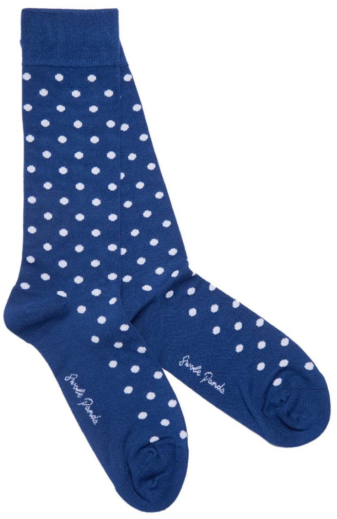 Swole Panda Blue Dot Socks - Socks - Barbours