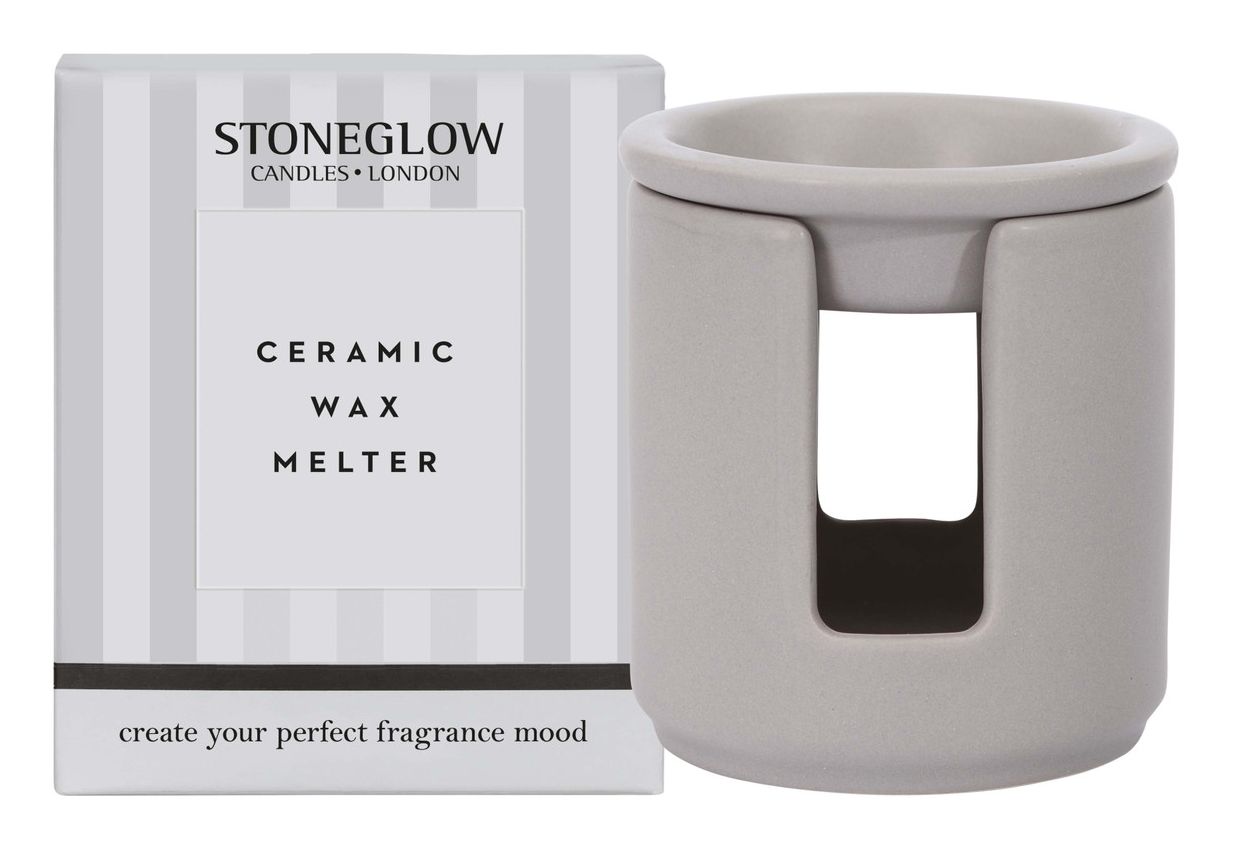Stoneglow Modern Classics-Ceramic Wax Melter-Grey - Diffusers & Room ...