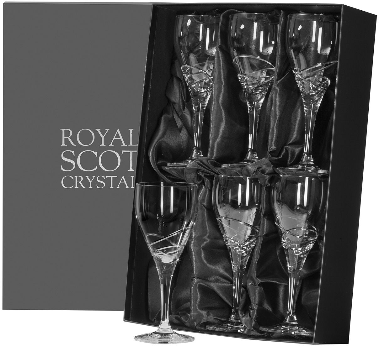 Royal Scot Presentation Boxed 6 Large Wine Skye Tall - Wine Glasses ...