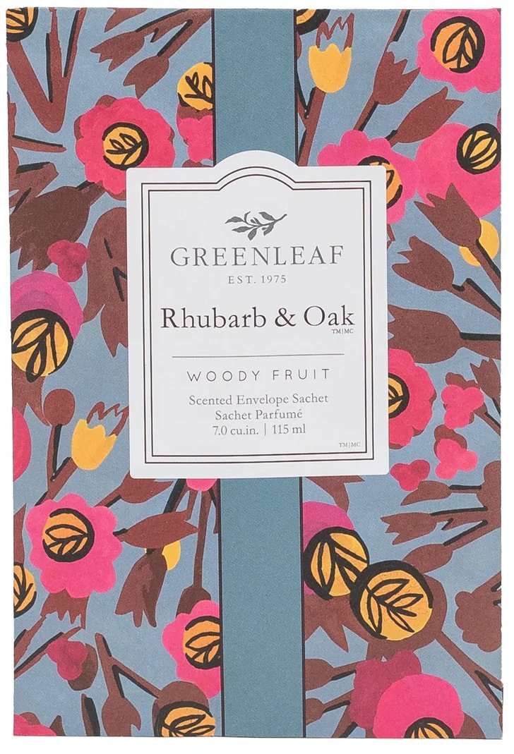 Rhubarb & Oak Scented Sachet - Diffusers & Room Fragrance - Barbours