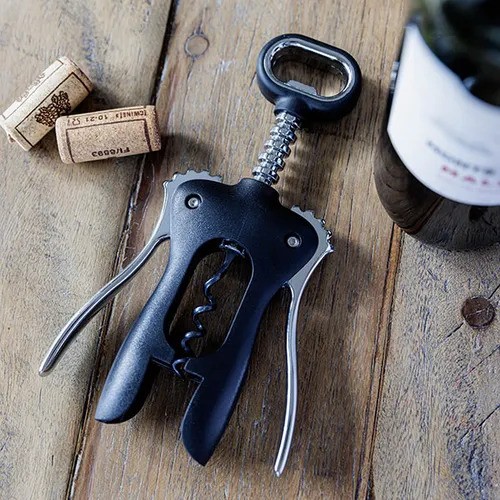 Kitchen Craft BarCraft Wing Corkscrew Black - Utensils & Gadgets - Barbours