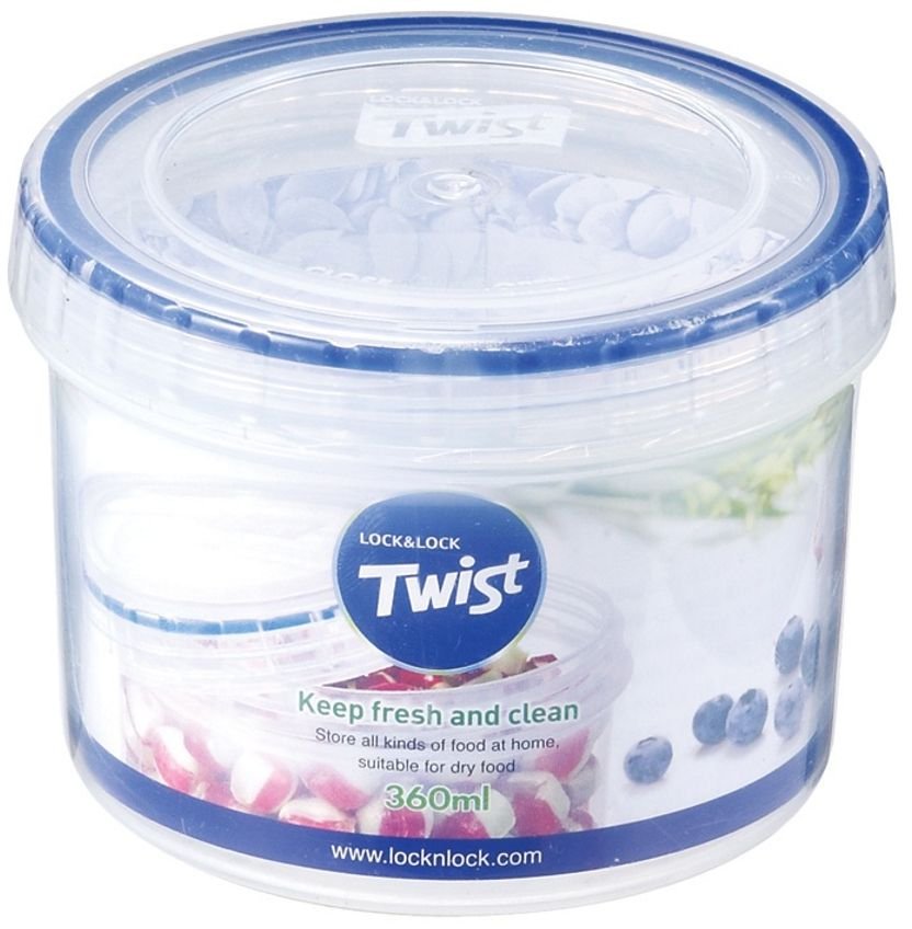 LocknLock Twist Round 360ml - Kitchen Storage - Barbours