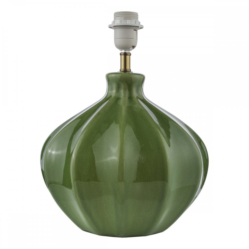 DAR Table Lamp Base Only Green - Lamps - Barbours