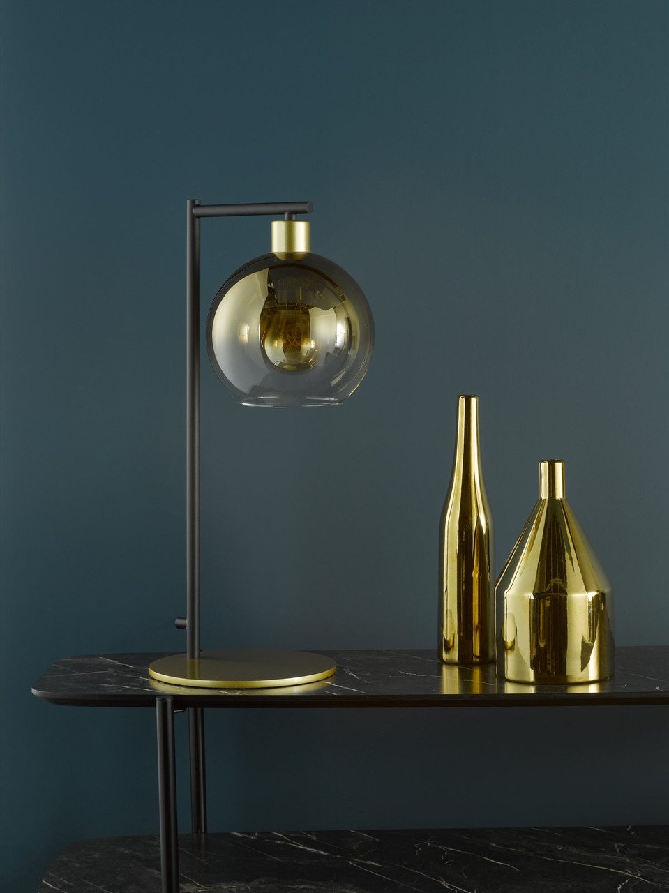 DAR Table Lamp Gold Ombre - Lamps - Barbours