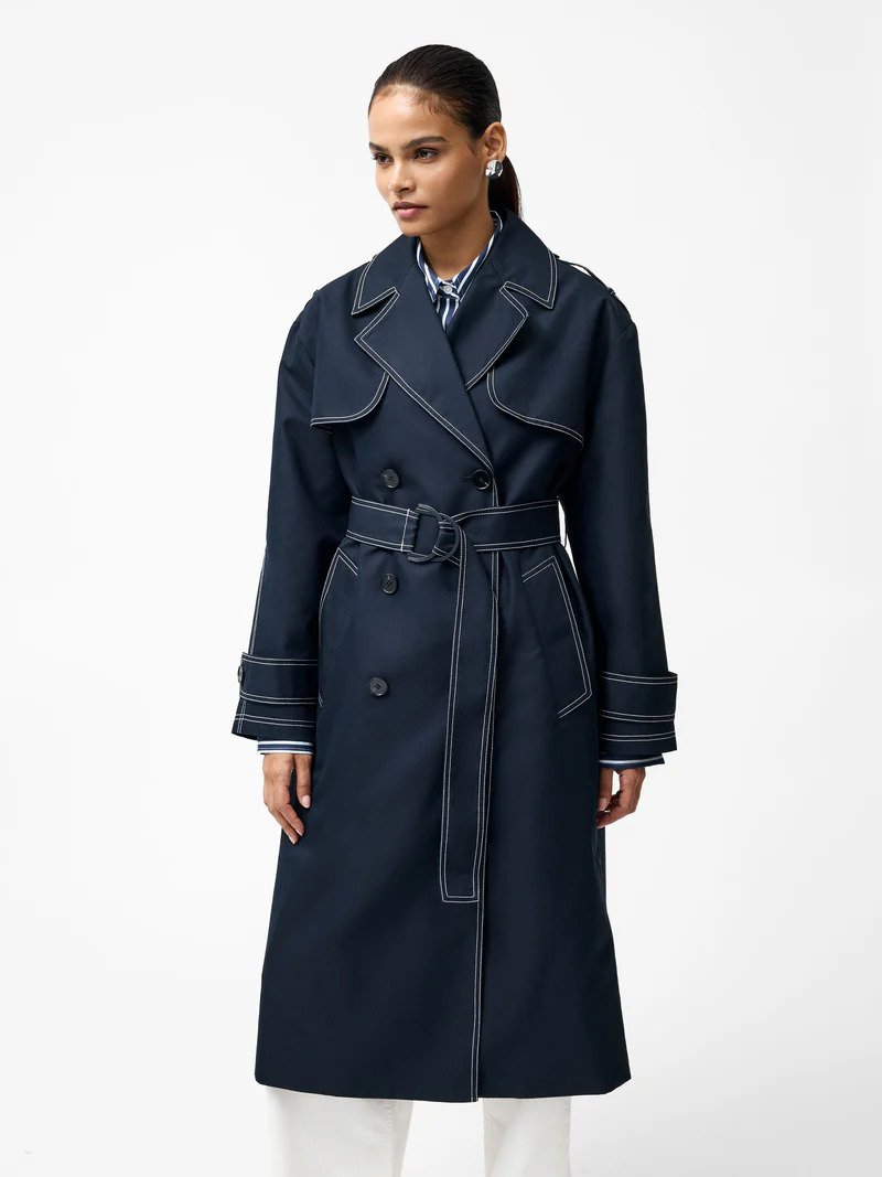 French Connection Afton Trench Coat - Coats & Jackets - Barbours