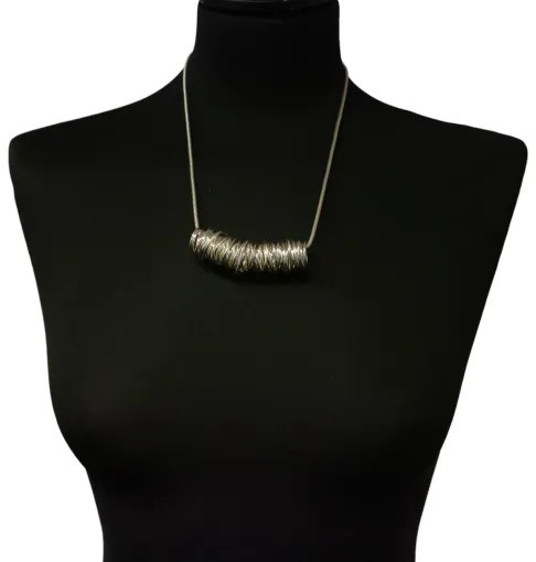 Jess & Lou Sculpted Sophistication Statement Wire Twist Necklace ...
