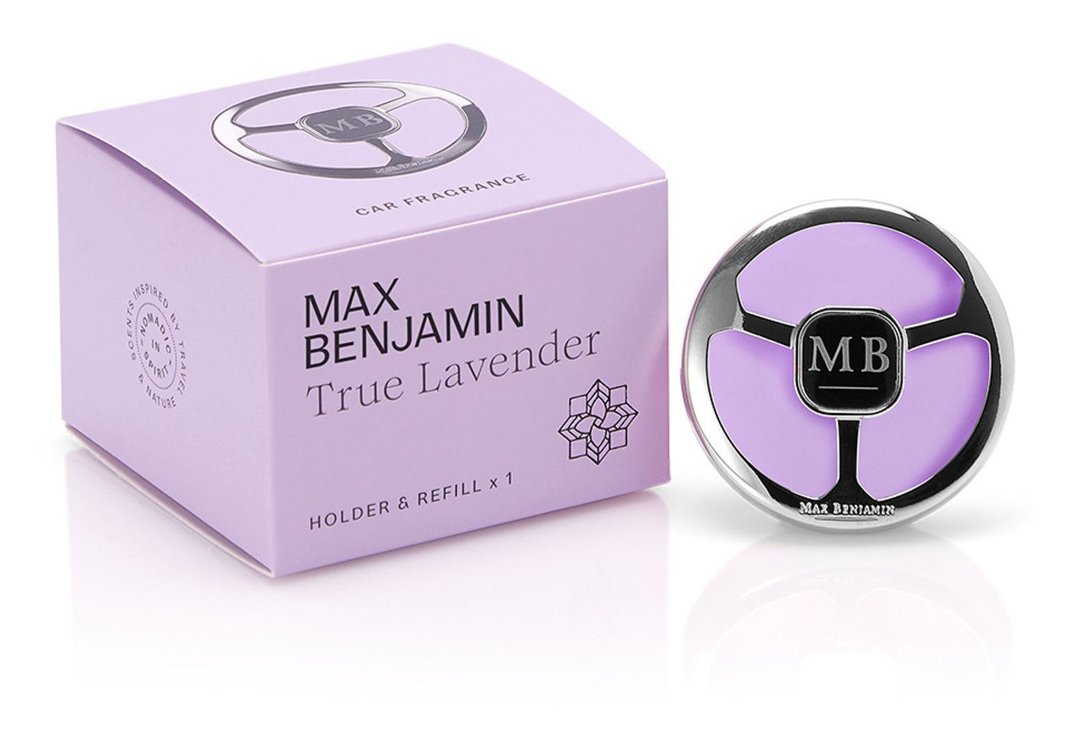 Max Benjamin Car Fragrance Dispenser-True Lavender - Diffusers & Room Fragrance - Barbours