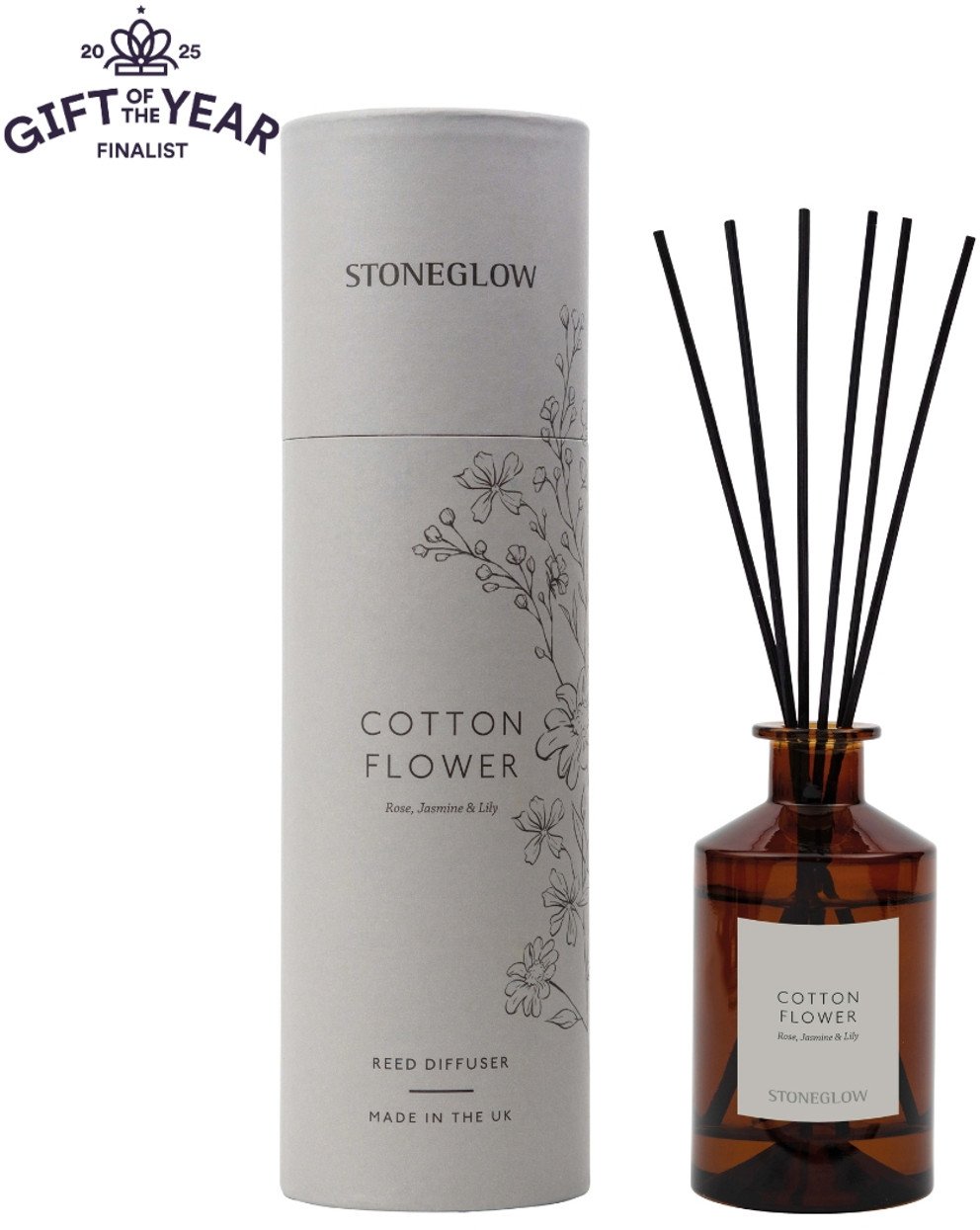 Stoneglow The Walled Garden Cotton Flower Reed Diffuser 160ml ...