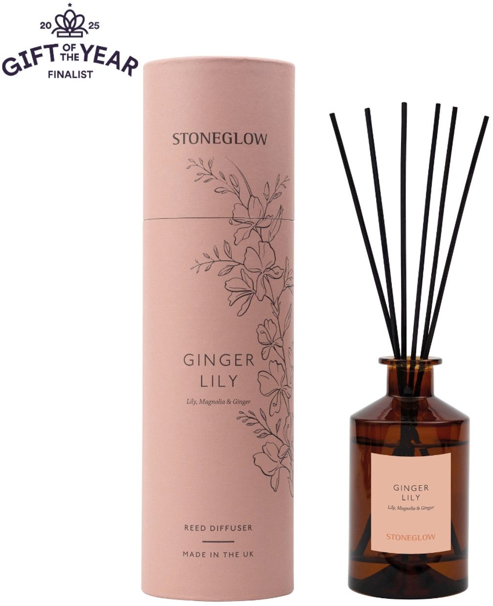 Stoneglow The Walled Garden Ginger Lily Reed Diffuser 160ml - Diffusers & Room Fragrance - Barbours