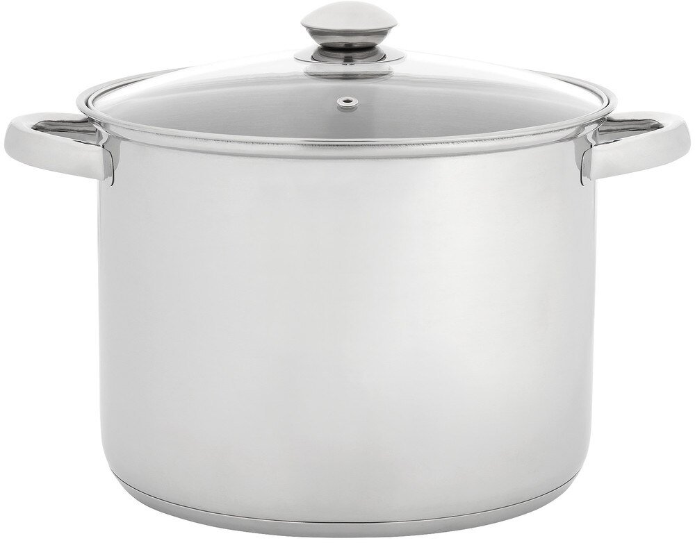Horwood Judge Essentials Glass Lid Stock Pot 24cm - Saucepans - Barbours