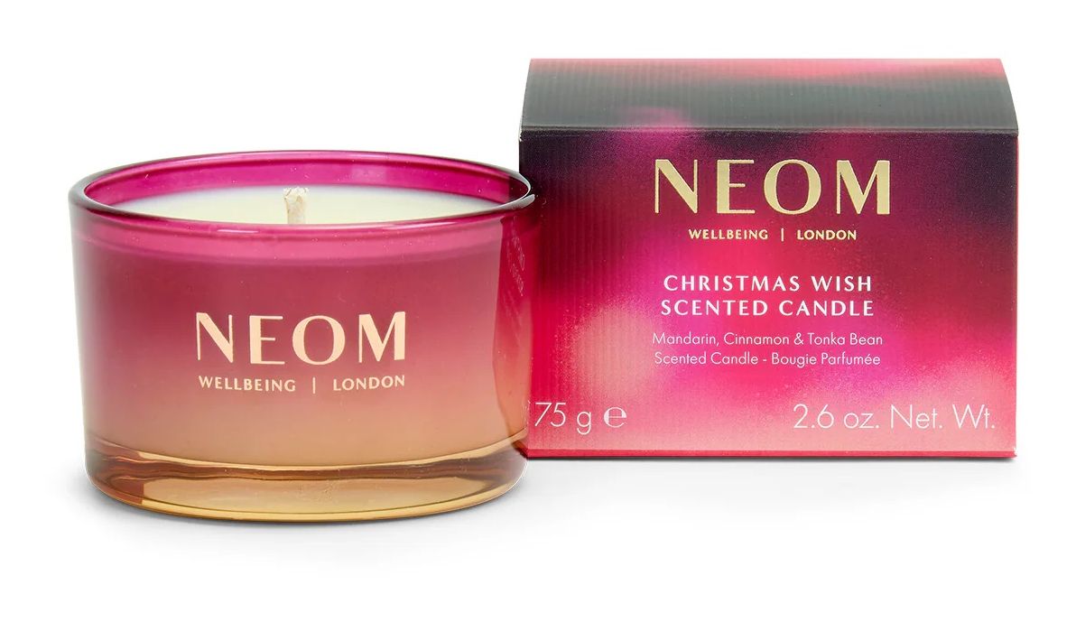 Neom Christmas Wish Travel Candle 75g - Candles - Barbours