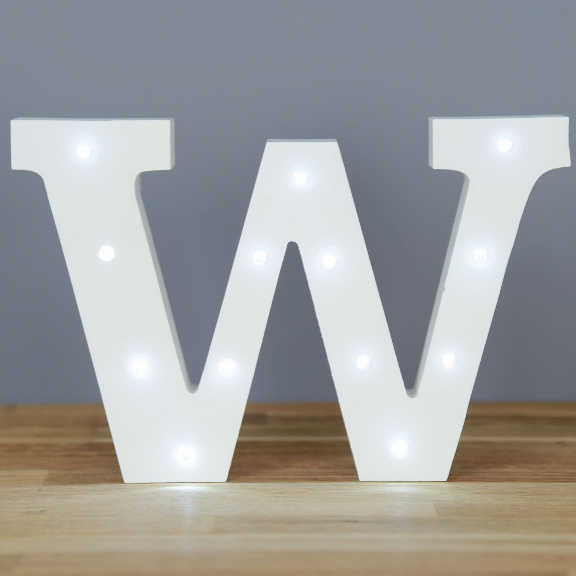 Light Up Letter W - Home Decor - Barbours