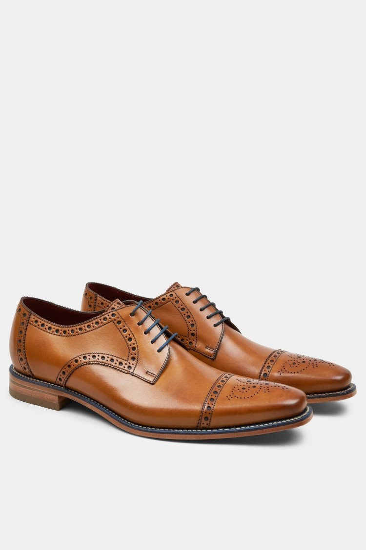 Loake Kerridge Calf Spider Brogue - Formal - Barbours