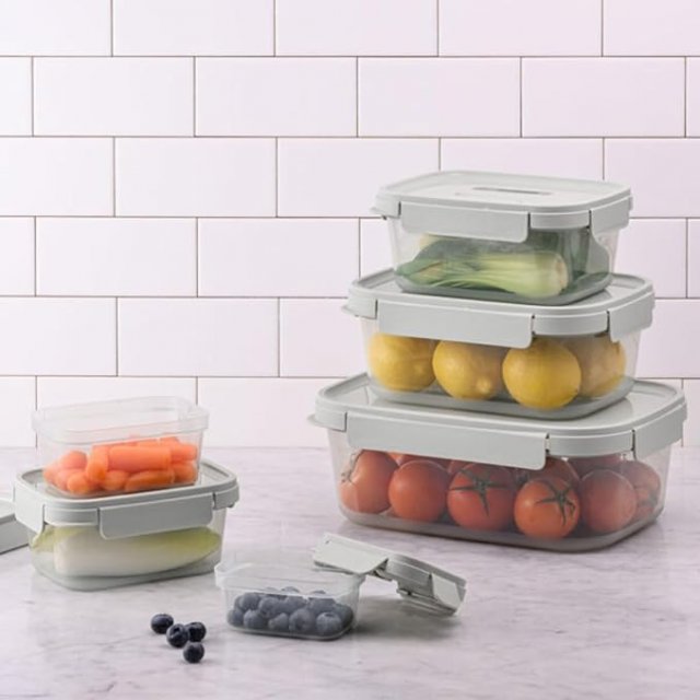 LocknLock NestnLock Container Set 5pce-Sage - Kitchen Storage - Barbours